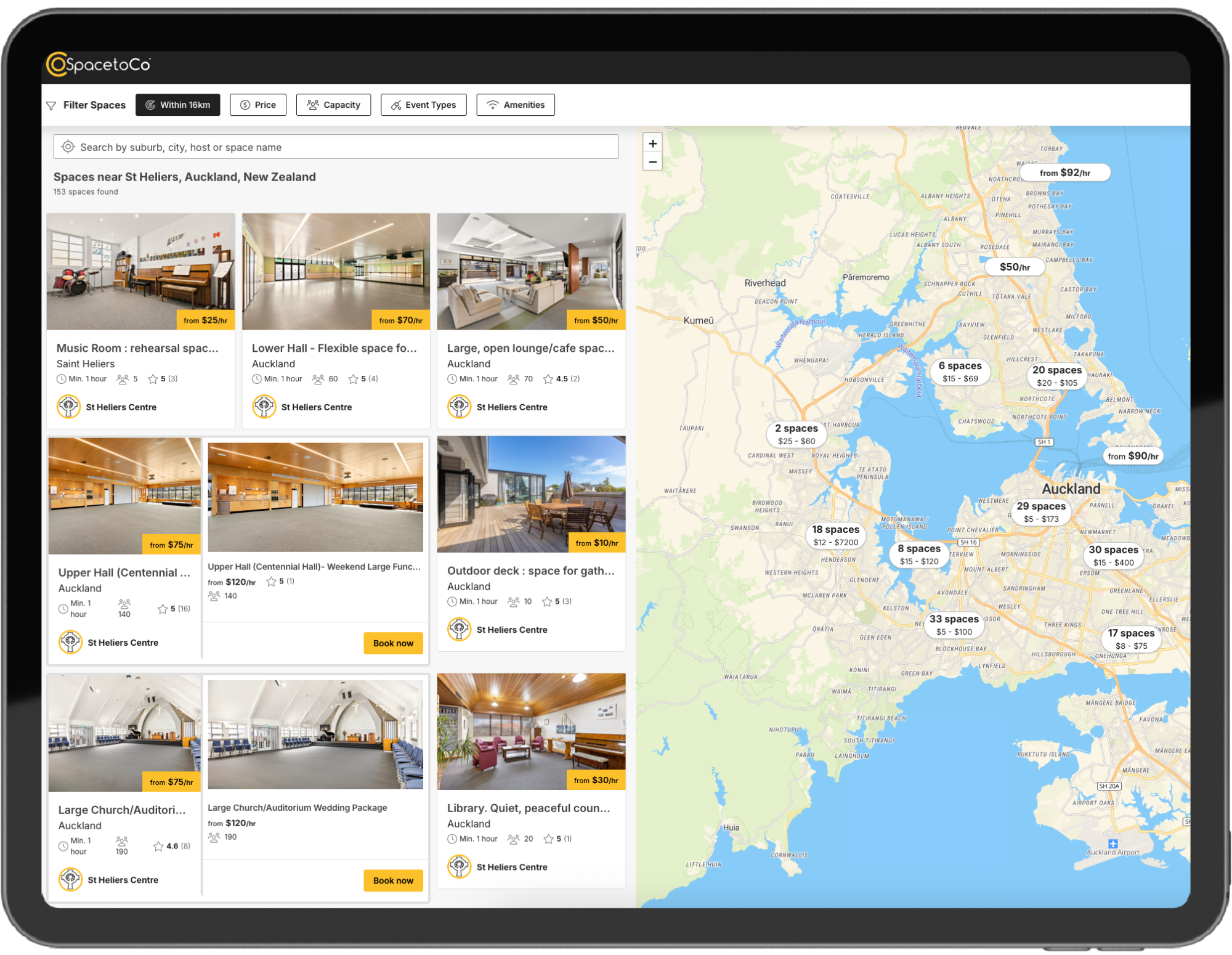 Smarter Marketing Platform for Spaces & Venues | SpacetoCo
