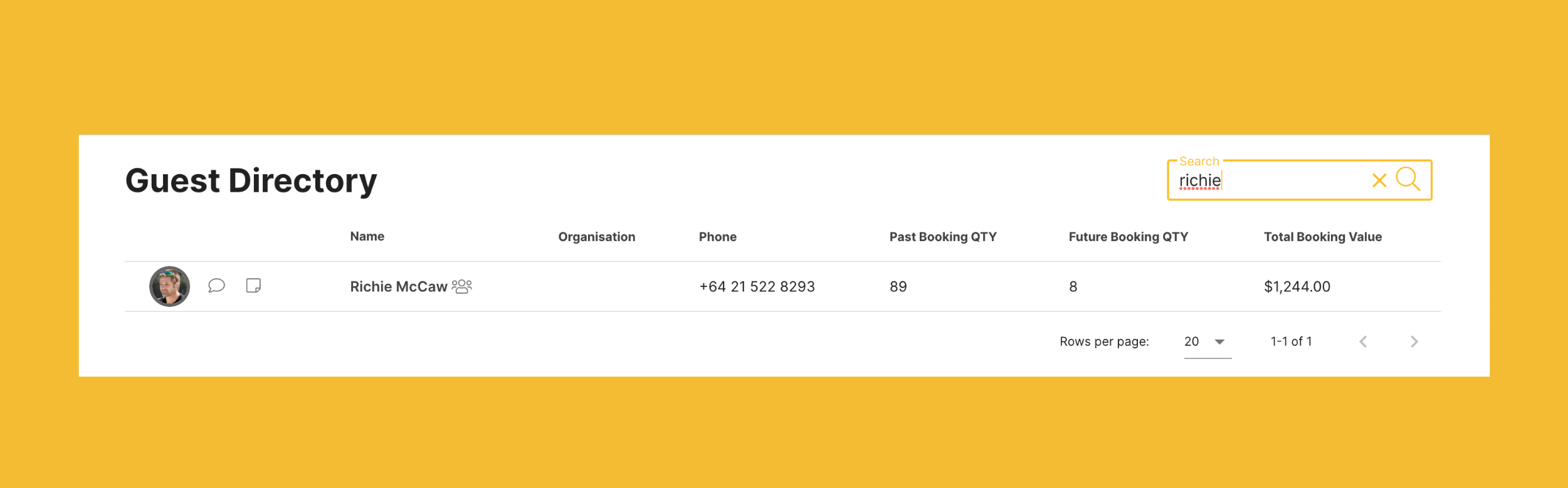 New Product Update! Guest Directory and much more!